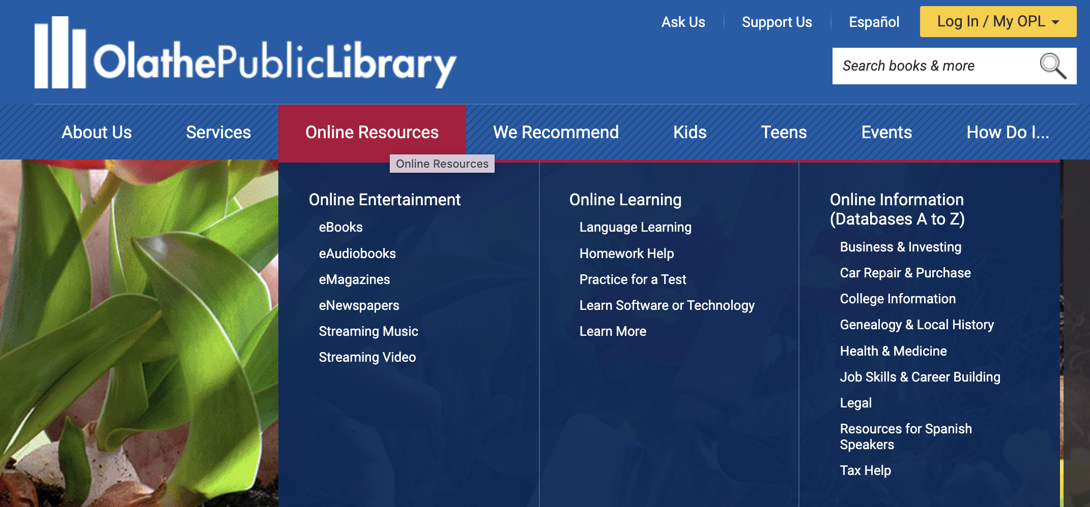 Public Library E-Resource Directions – Olathe East Library